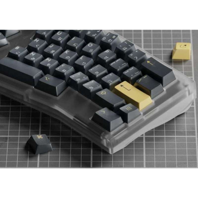 Promo pbtfans umbra - cherry profile double shot pbt keycaps set ...