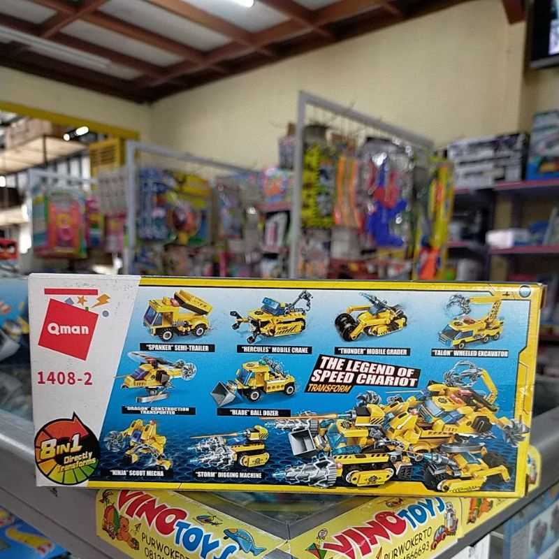 Jual Brick Qman 1408 2 Hercules Mobile Crane Di Seller Vino Toys Purwokerto. - Rejasari, Kab ...