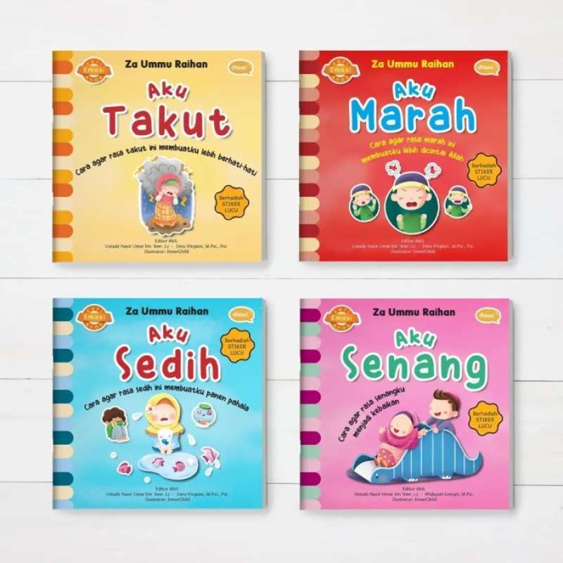 Promo [ISI 4 BUKU] BUKU ANAK - SERI EMOSI ANAK / BELAJAR MENGENAL EMOSI ...