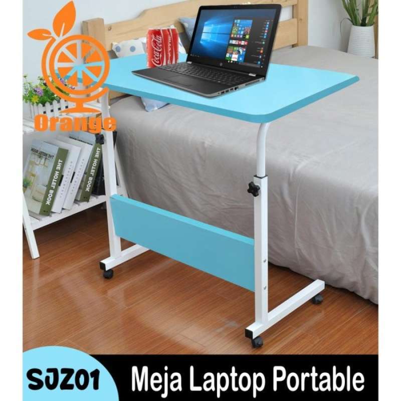 Jual Meja Laptop Roda Lipat Portable Standing Desk Adjustable # ...