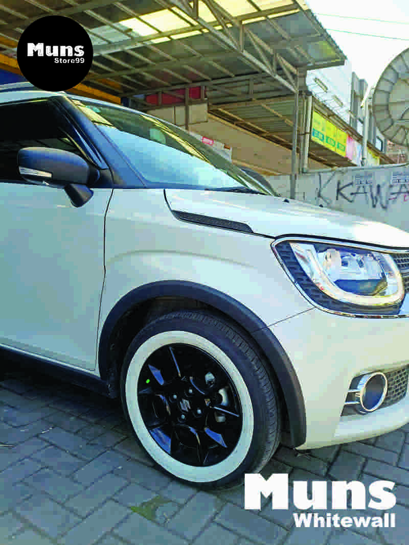 Jual Lis Ban Mobil White Wall Ban Mobil Velg Ring 13 -15 Putih Polos ...