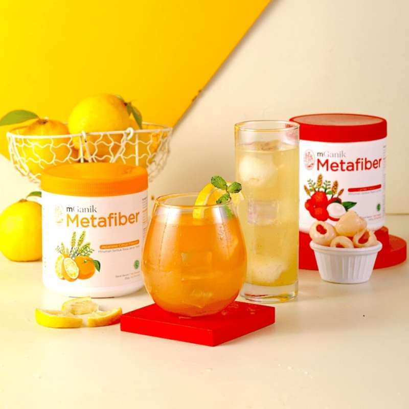 Jual Metafiber, Sugar Blocker Mganik, Rasa Jeruk Yuzu & Leci 450gr Di ...