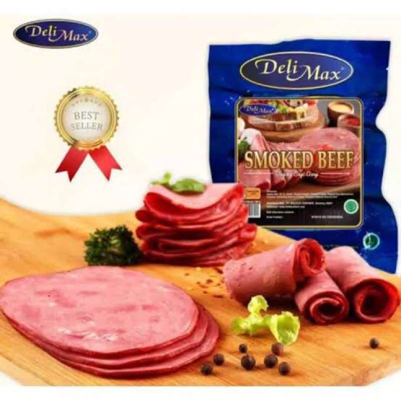 Promo Delimax Smoked Beef 200gr isi 10 pcs & 500gr Isi 25 Pcs / Smoked ...