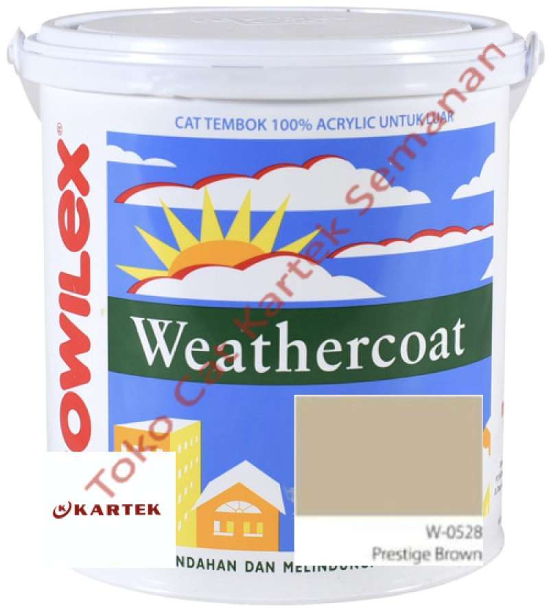 Jual Mowilex Weathercoat Exterior W 0528 Prestige Brown 2 5 Liter Di