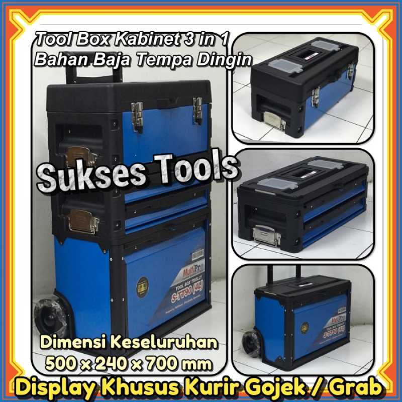 Promo () Tool Box Trolley Toolbox Besi 3 Susun Tool Kit Set Kabinet Diskon 23% di Seller ...