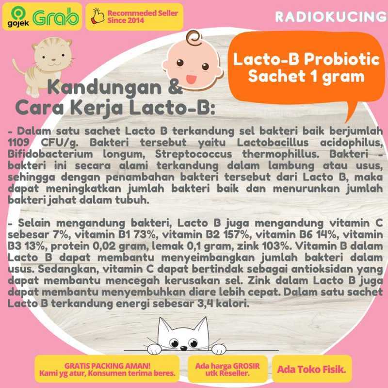 Jual Lacto B Lacto-b Probiotic Sachet Obat Diare Sembelit Mencret ...
