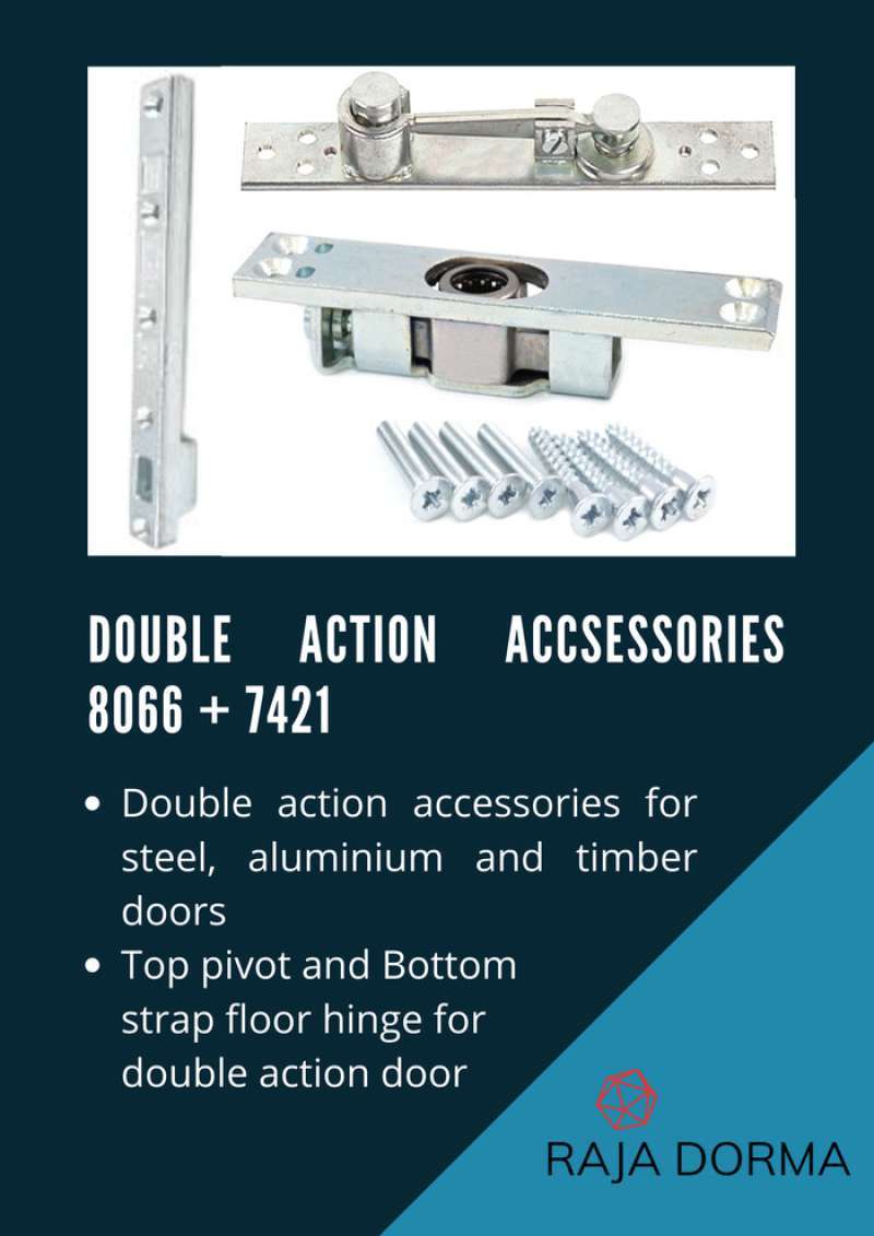 Jual Dorma 8066+7421 for BTS 80 dormakaba Double Action Accessories di ...