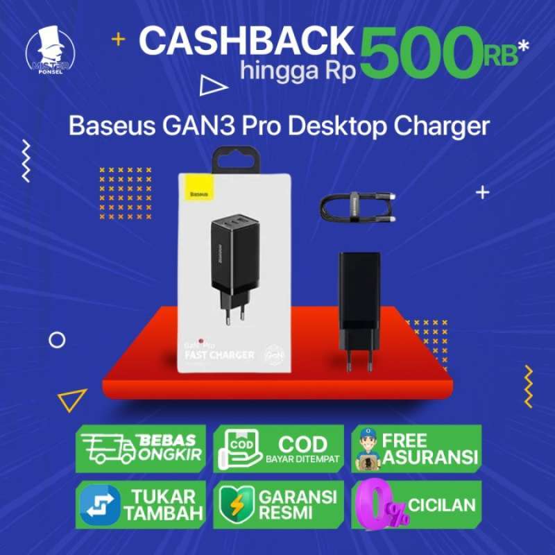 Promo Kepala Charger Baseus 100W Gan3 Pro Fast Charger Adaptor Usb Type ... Promo Kepala Charger Baseus 100W Gan3 Pro Fast Charger Adaptor Usb Type ...