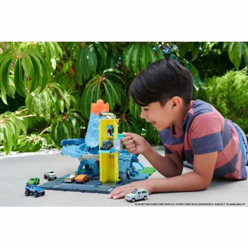 Jual Matchbox Volcano Escape Play Set - Action Drivers Jeep Dune Dog ...