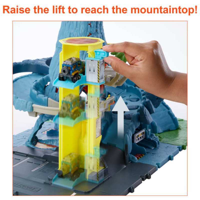 Jual Matchbox Volcano Escape Play Set - Action Drivers Jeep Dune Dog ...