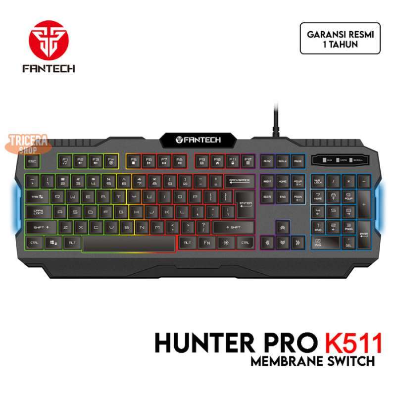 Jual Fantech HUNTER PRO K511 RGB Backlite Keyboard Gaming Membrane di Seller Cora Store ...