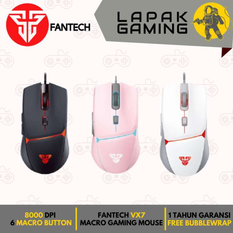 Promo FANTECH VX7 CRYPTO RGB MACRO GAMING MOUSE Diskon 23% di Seller ...