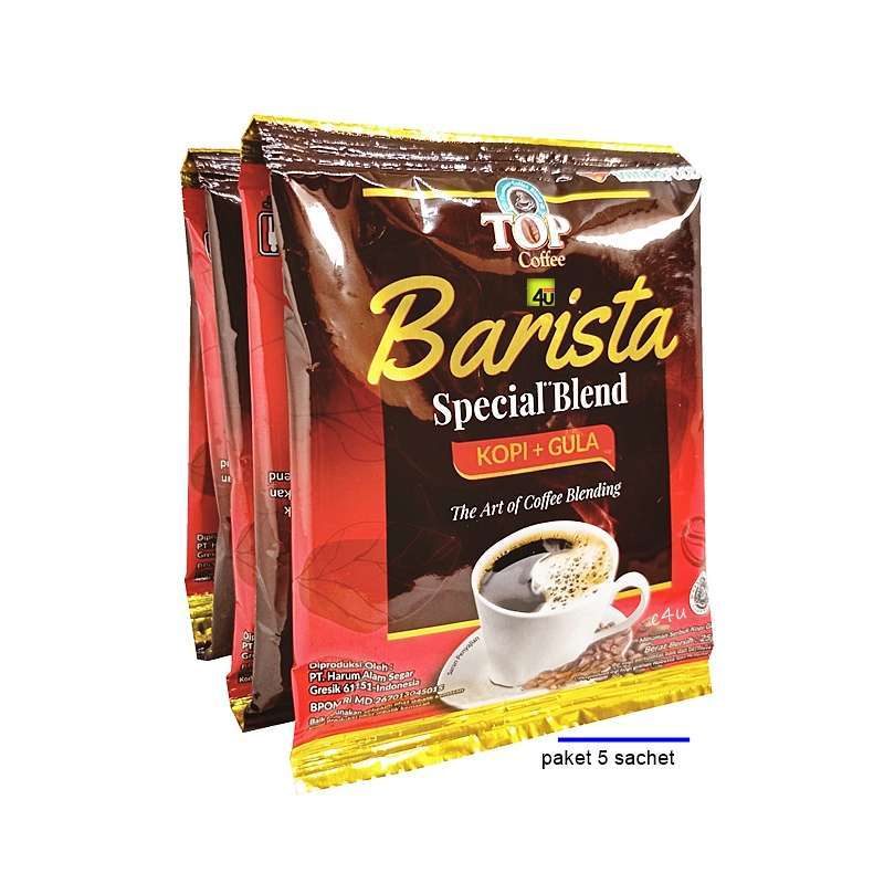 Promo Top Coffee - Kopi Berbagai Varian - Paket 5 Sachet - Barista ...