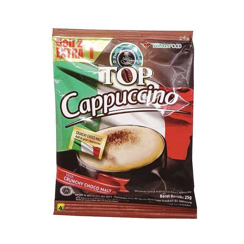 Promo TOP Coffee - Kopi Berbagai Varian - Paket 5 Sachet - CAPPUCCINO ...