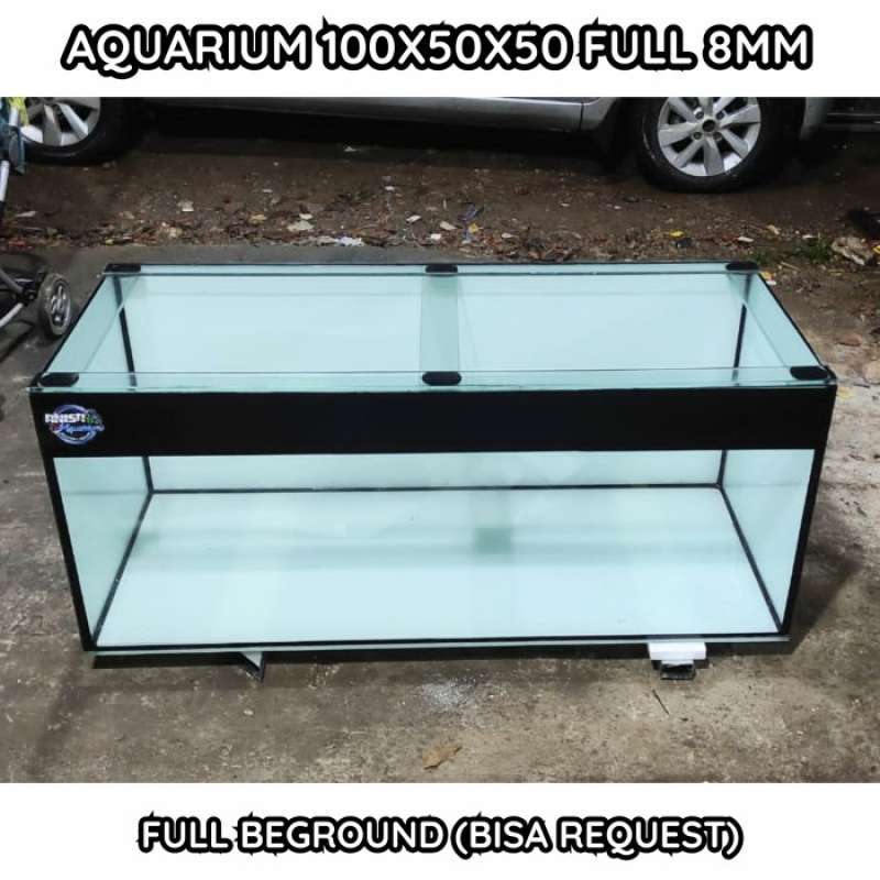 Promo Aquarium 100x50x50 Full 8mm Full Beground Diskon 23% Di Seller ...