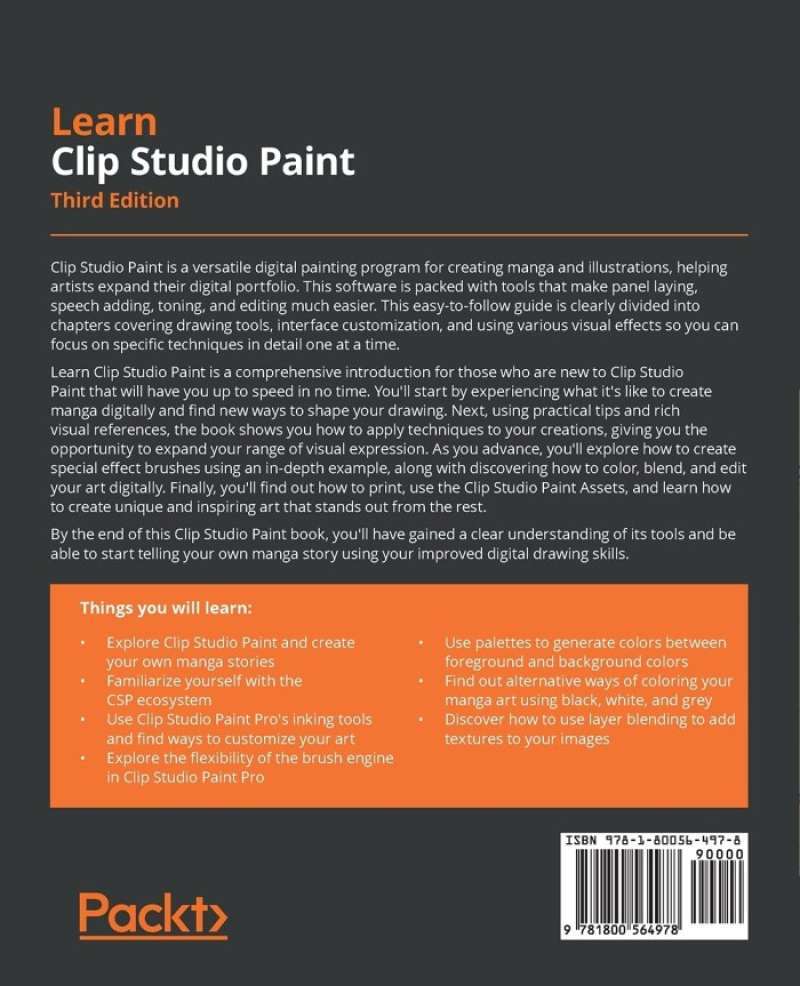 Promo CSP Tutorial Book - Beginner Guide to Create Comic and Manga Art ...