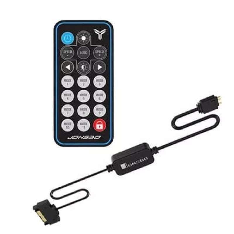 Promo Jonsbo A-Rgb Adressable Rgb 5V Controller Wireless Remote Sata ...