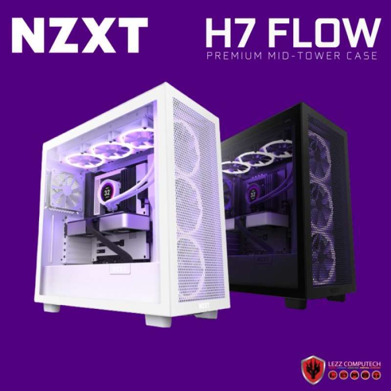 Promo NZXT H7 FLOW | Mid-Tower Case Diskon 23% di Seller Vegara Store ...