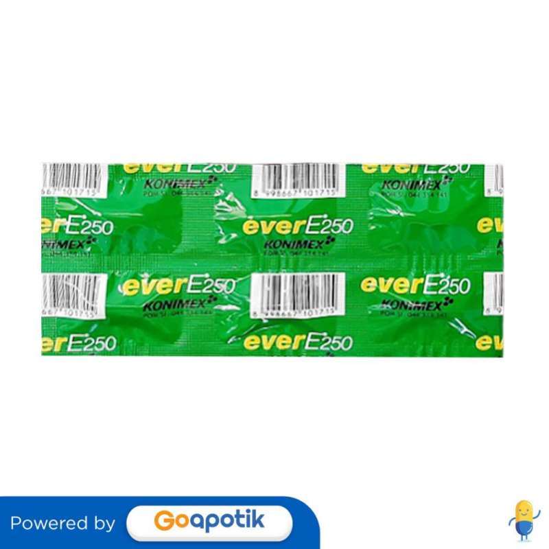 Jual Ever E 250 Strip 6 Kapsul Di Seller Apotek 88 Farma - Burangkeng ...