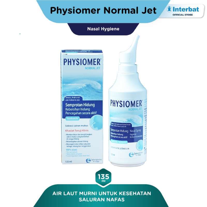 Jual Physiomer Normal Jet Nasal Spray Hygiene Semprot Hidung 135ml di ...