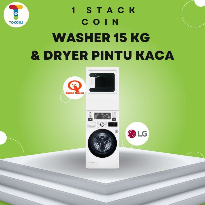 Jual LG Washer 15kg + Speedqueen Pintu Kaca 14kg 1 stack di Seller Toko_ILI - Kedoya Selatan ...