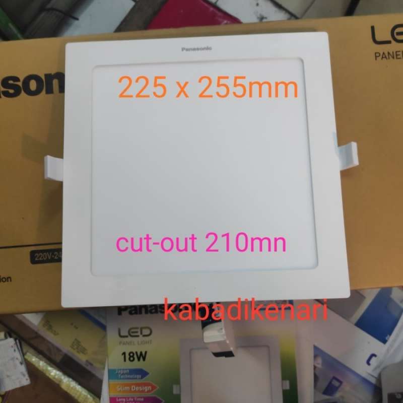 Promo PANASONIC DOWNLIGHT LED PANEL LIGHT 18 WATT KOTAK LAMPU TANAM 18W ...