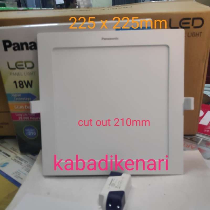 Promo PANASONIC DOWNLIGHT LED PANEL LIGHT 18 WATT KOTAK LAMPU TANAM 18W ...