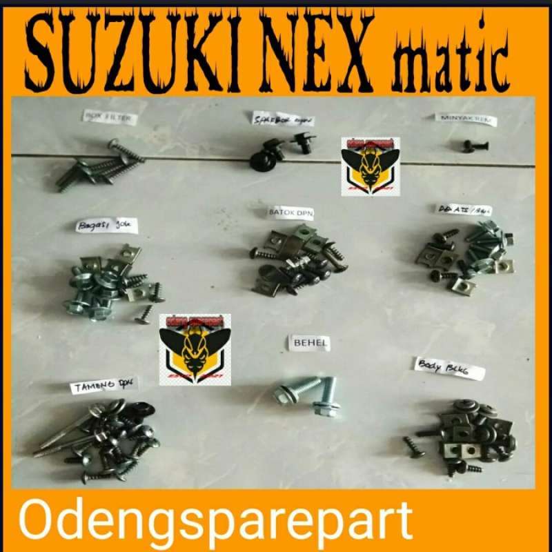 Promo baut lengkap body motor matic suzuki nex Diskon 33% di Seller ...