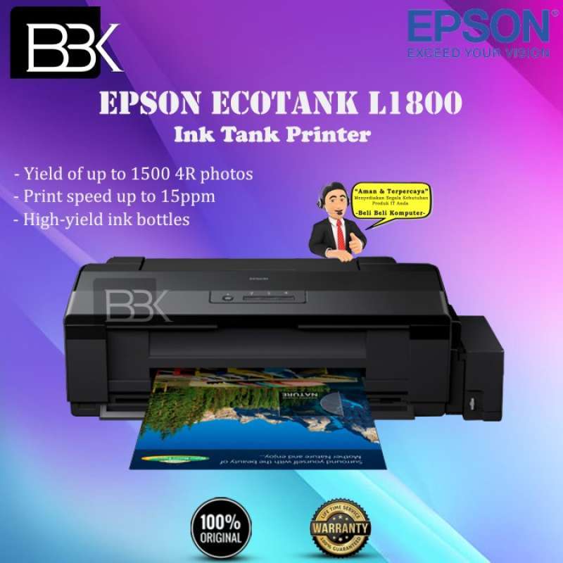 Jual Epson L1800 A3 Photo Ink Tank Printer di Seller Tunnel store ...