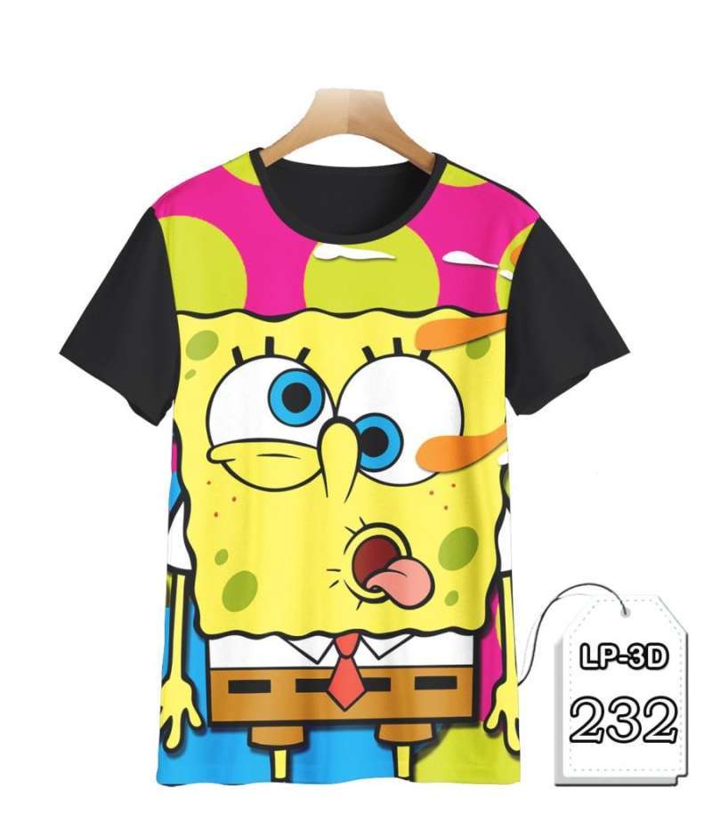 Jual Baju Spongebob Baju Kartun Tv Favorit Series Anak #lp3d-232 ...