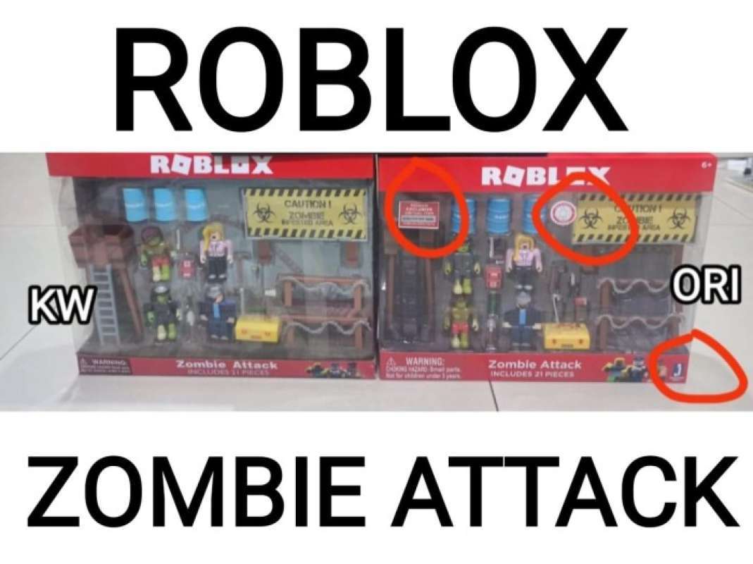 Promo Roblox Action Collection - Zombie Attack Box Set Diskon 23% di ...