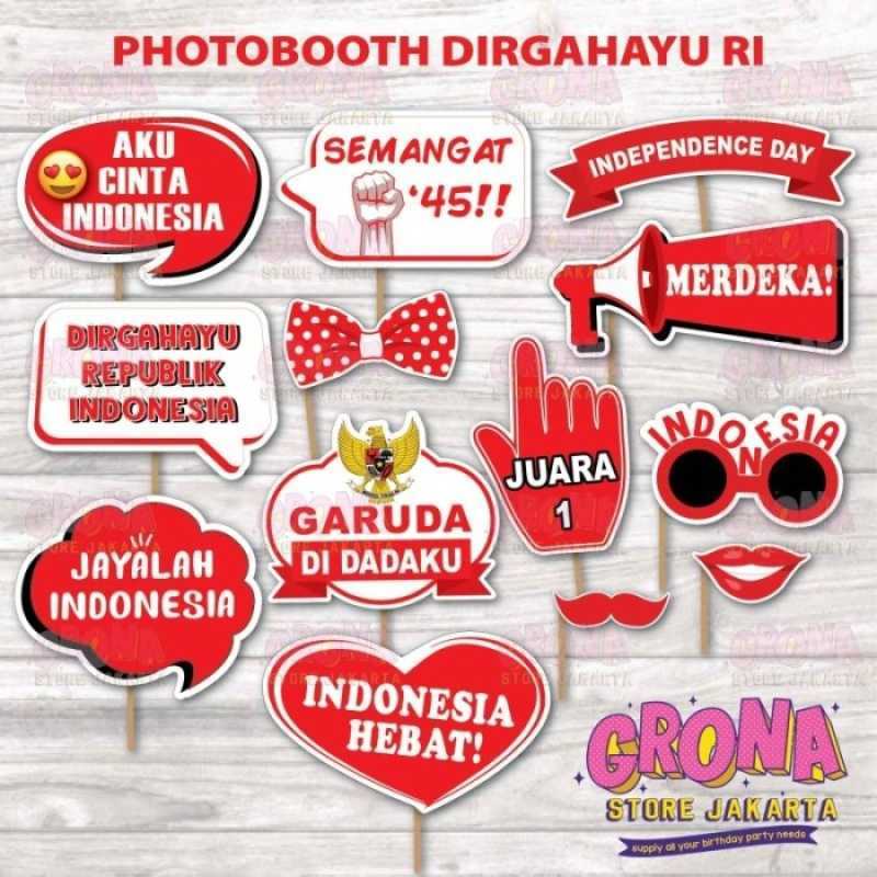 Promo Photobooth Dirgahayu Ri / 17 Agustus / Photo Props Kemerdekaan ...