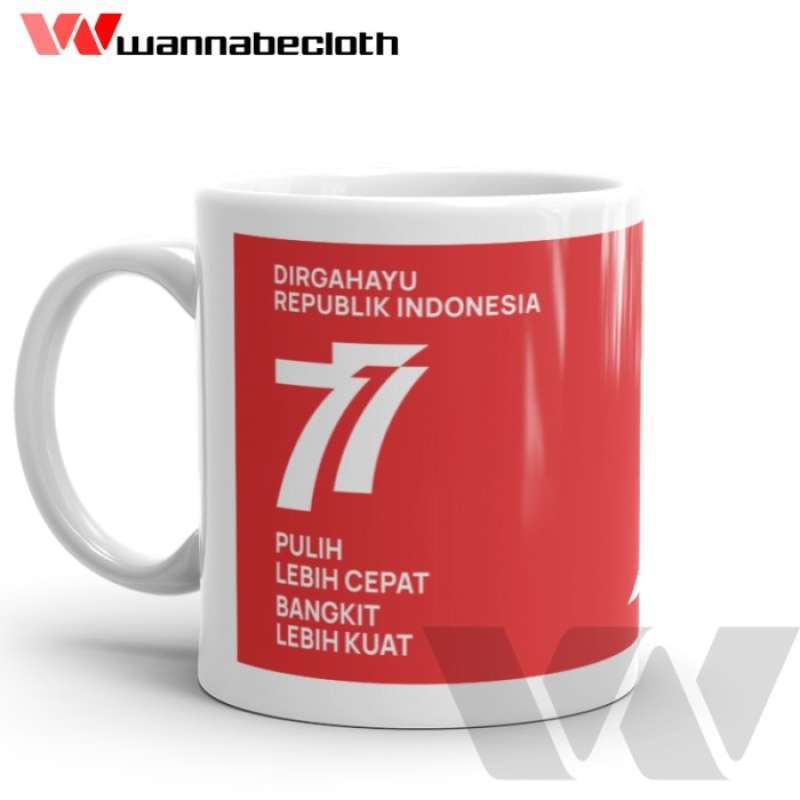 Promo Gelas Mug 17 Agustus Souvenir Hut Ri 77 Tahun Indonesia Merdeka ...