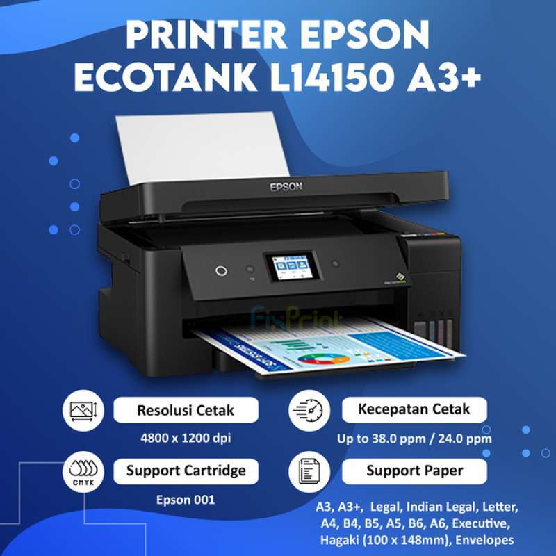 Promo Printer Epson L14150 A3+ Multifungsi Wi-Fi Duplex Printer A3 ...