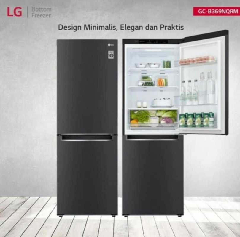 Jual LG KULKAS 2 PINTU BOTTOM FREEZER 305 LITER SMART INVERTER ...
