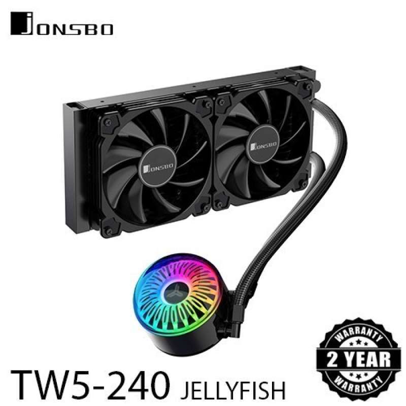 Promo JONSBO TW5-240 JELLYFISH ARGB Liquid CPU COOLER - Multivariasi ...