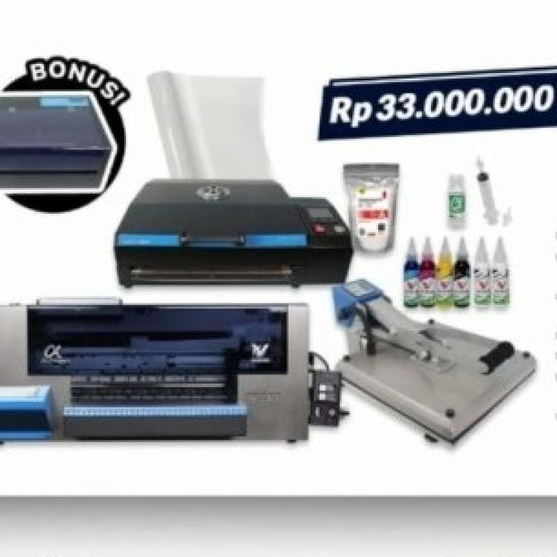 Promo Paket Printer Dtf Riecat Alfa Gen 3 + Oven + Mesin Press ...