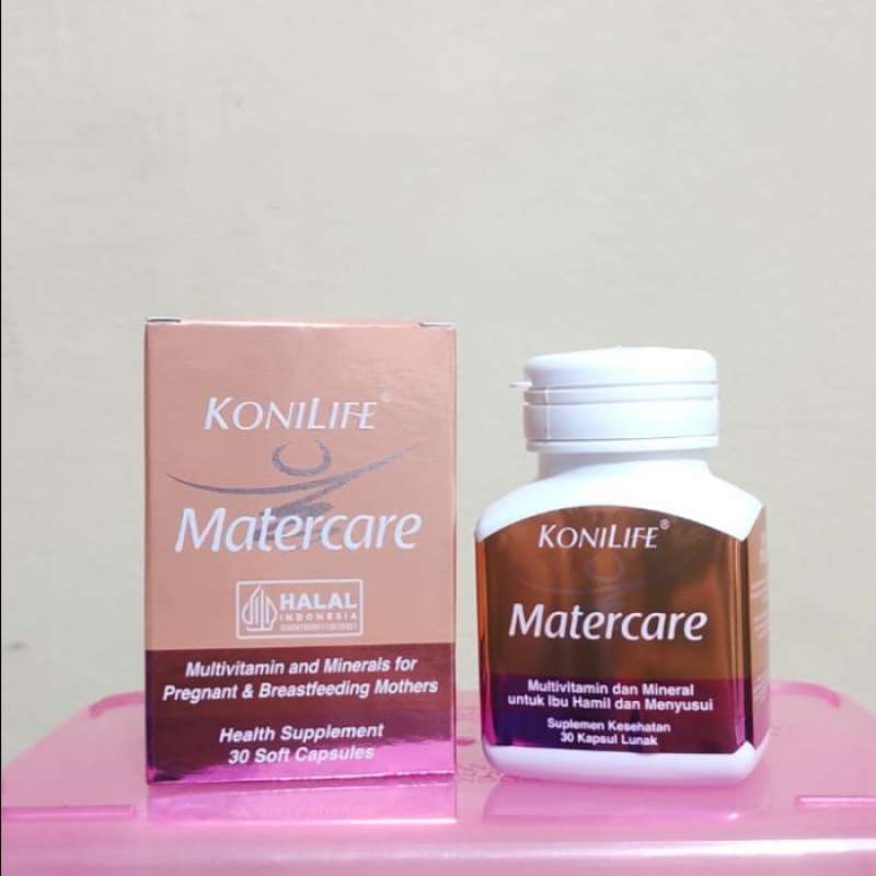 Promo Konilife Matercare 30 Kapsul Multivitamin Ibu Hamil Dan Menyusui Diskon 11% Di Seller ...