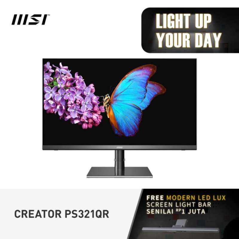 Promo MSI Creator PS321QR 32 Inch Monitor - IPS WQHD 1440p 165Hz 1ms ...