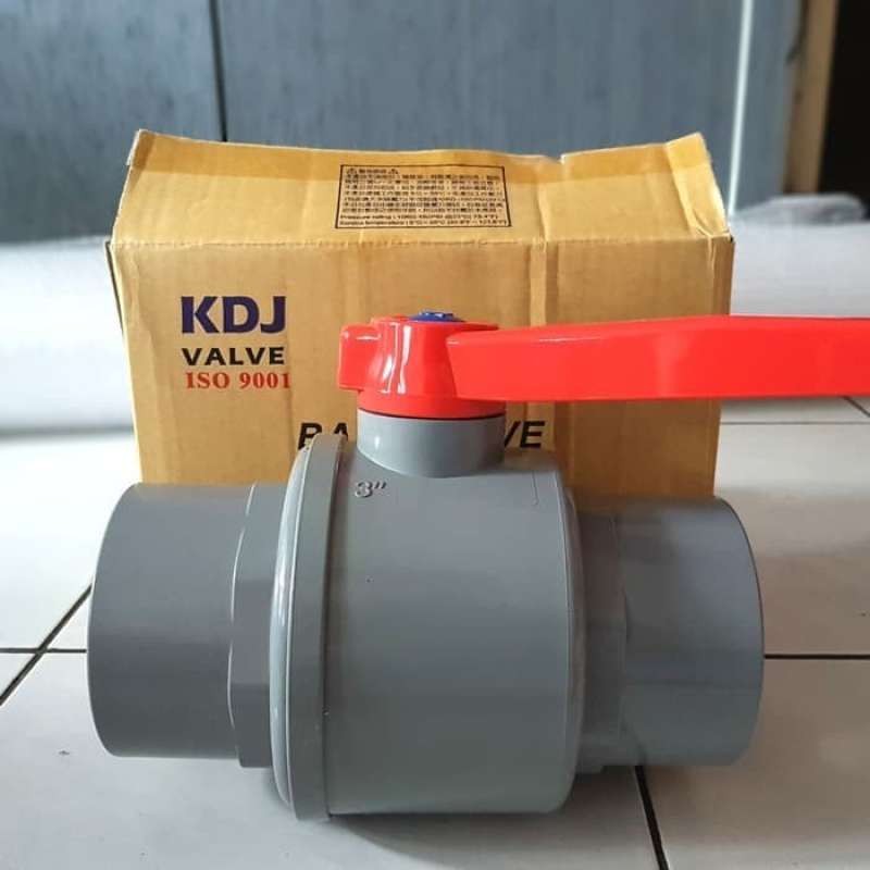 Promo Ballvalve Ball Valve Stop Kran Kdj Pvc 3 Dim Inch Made In Taiwan ...