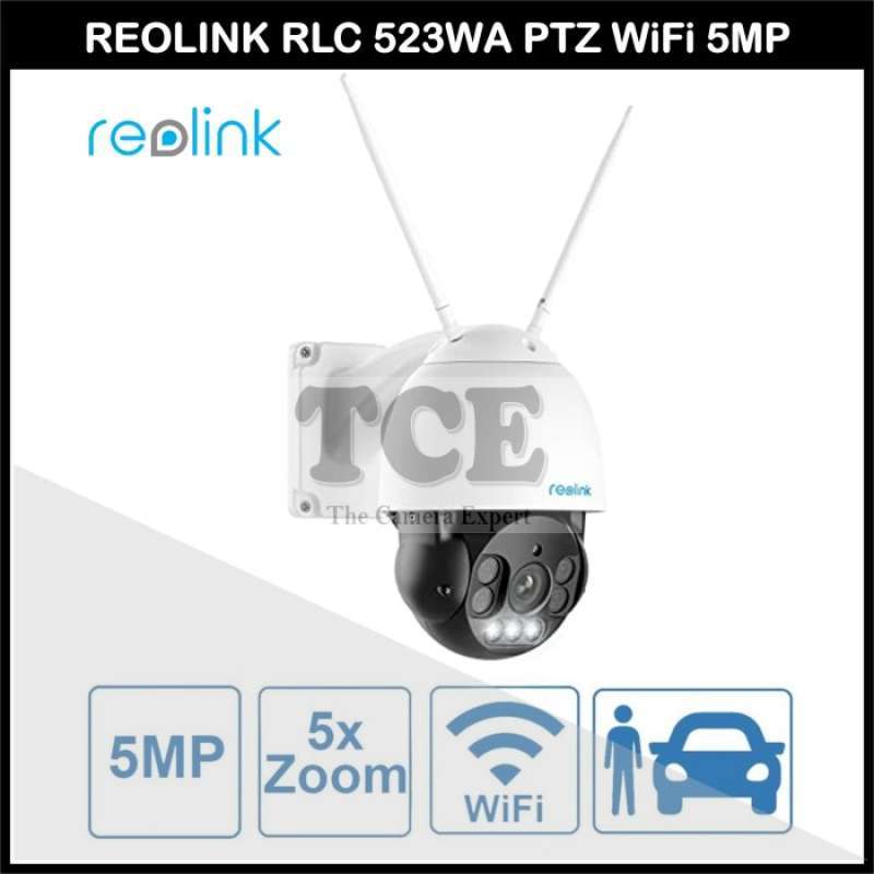 Promo Reolink Rlc 523wa 5mp Wifi Ip Camera Pan Tilt Zoom Outdoor Cctv ...