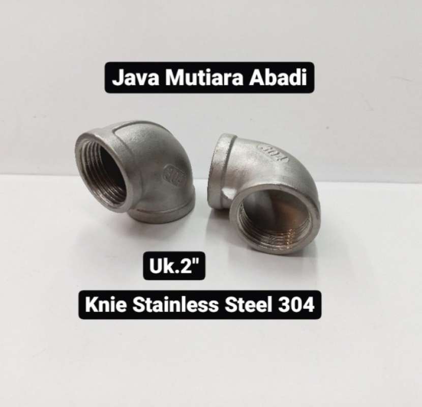 Promo elbow ss304/knee siku drat dalam stainless size.2'' inch Diskon ...