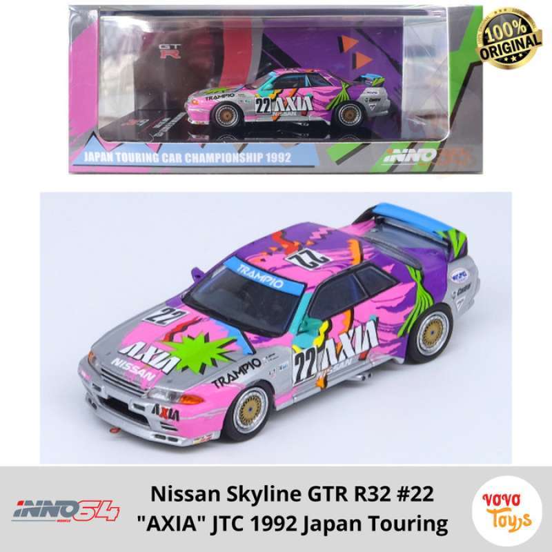 Promo Inno 1/64 Nissan Skyline GTR R32 AXIA Japan Touring Car Champion ...