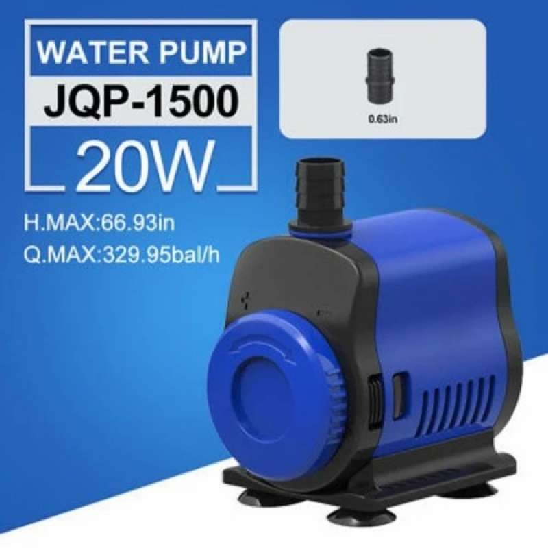 Promo Sunsun JQP-1500 Pompa Air Celup 220V 20W 1500LH Pompa aquarium ...
