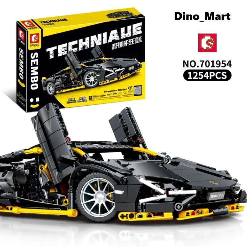 Promo Sembo Block Mobil Lamborghini Sports Racing Vehicle 701954 - Dino ...