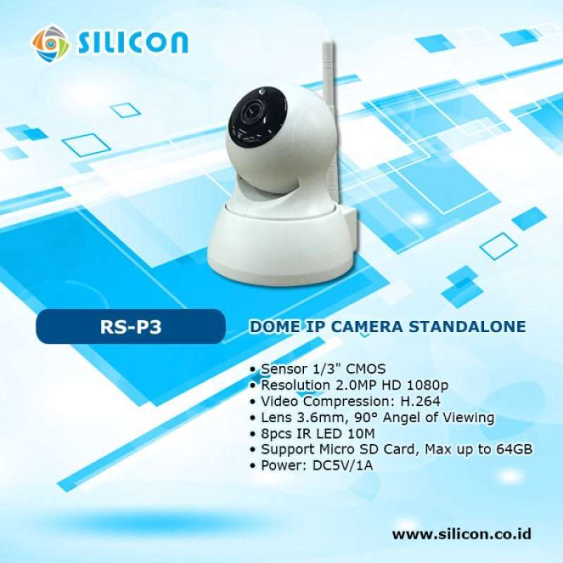 Promo SILICON IP CAMERA 2MP INDOOR RS-P3 - BABY CAMERA Diskon 23% di ...