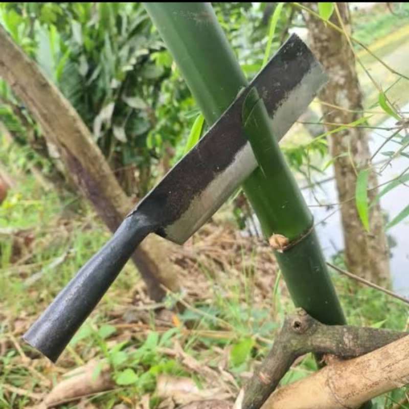 Jual Parang Golok Gagang Besi Pemotong Kayu - Cacah Tulang Cincang ...