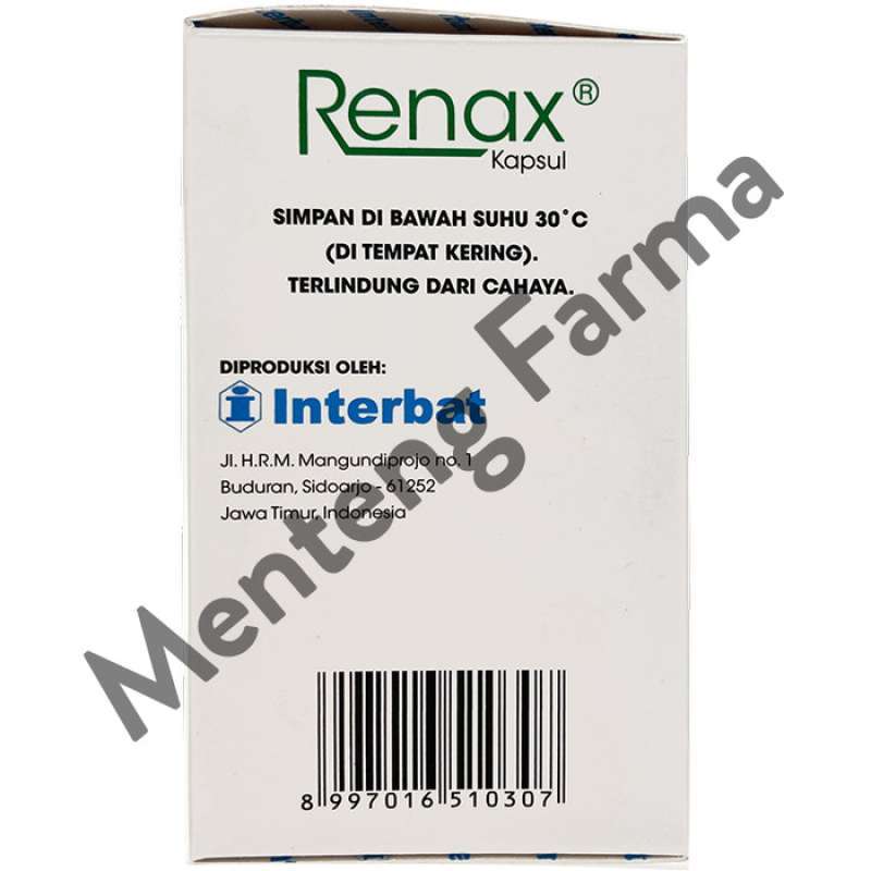 Jual renax 50 kapsul - meluruhkan batu di ginjal dan saluran kemih di ...
