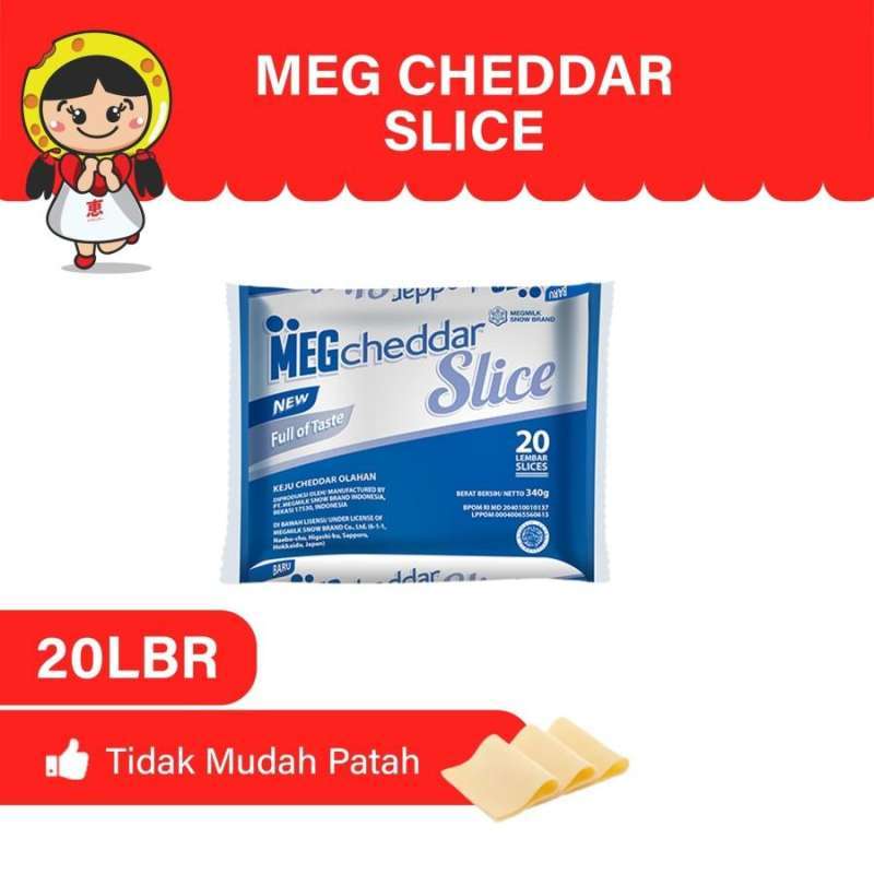 Promo Meg Cheddar Slice Burger 20 Slices Diskon 24% Di Seller Meg ...
