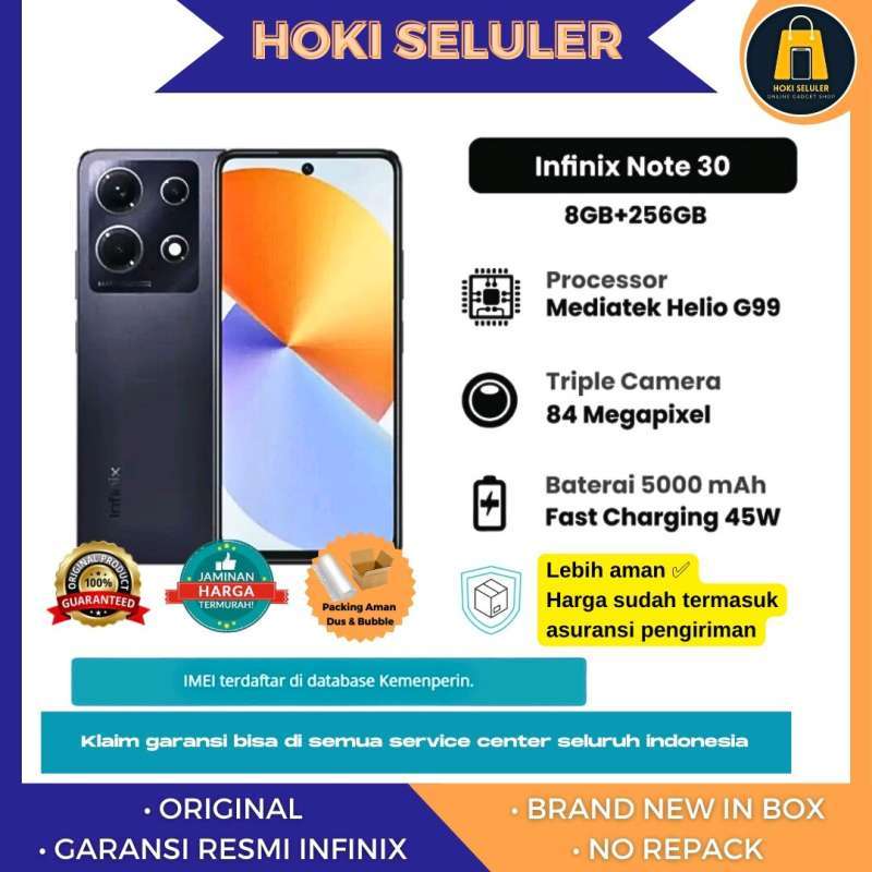 Jual Infinix Note 30 8GB/256GB Garansi Resmi di Seller Hoki Seluler Sby ...